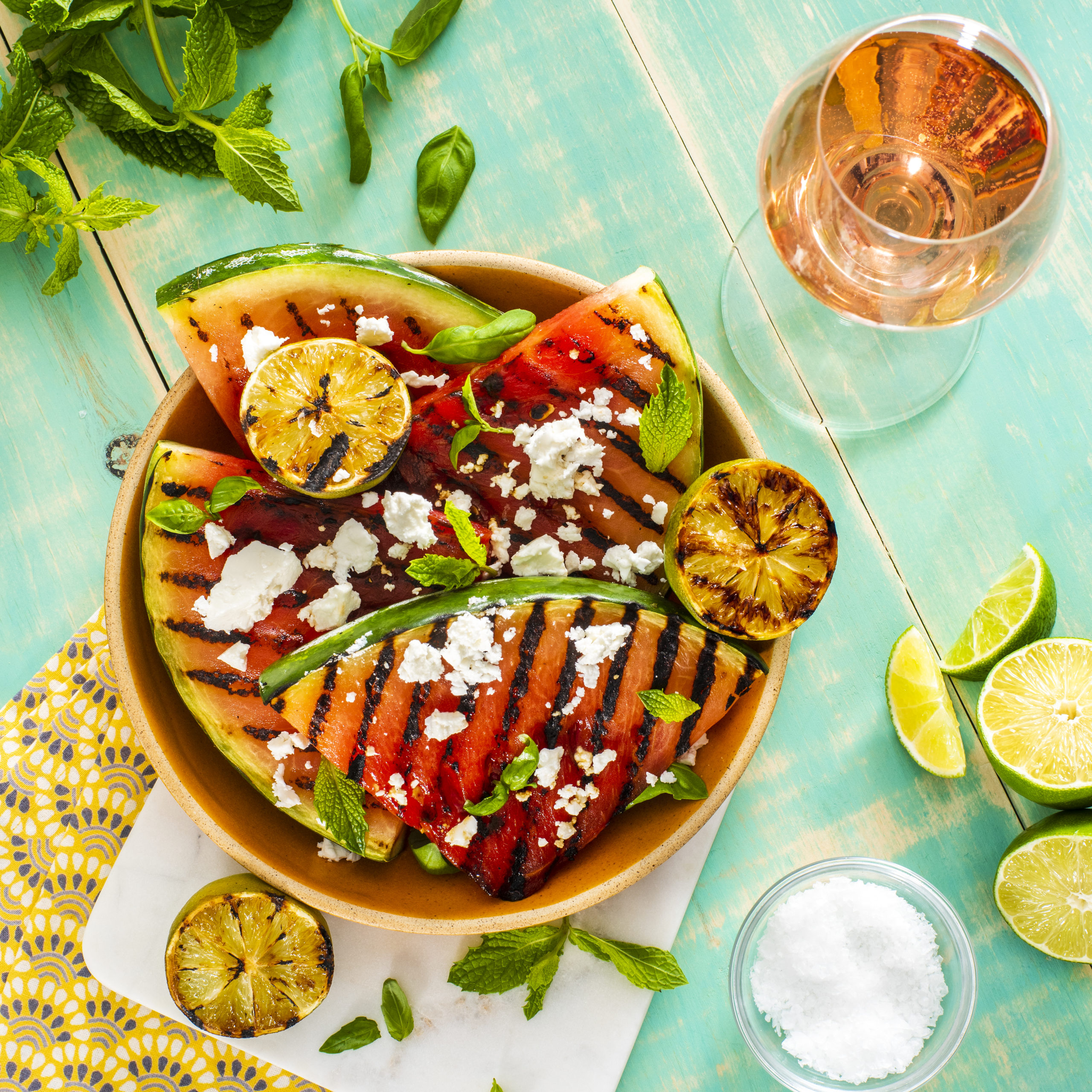Grilled Watermelon with Feta Cheese - Discover California Wines